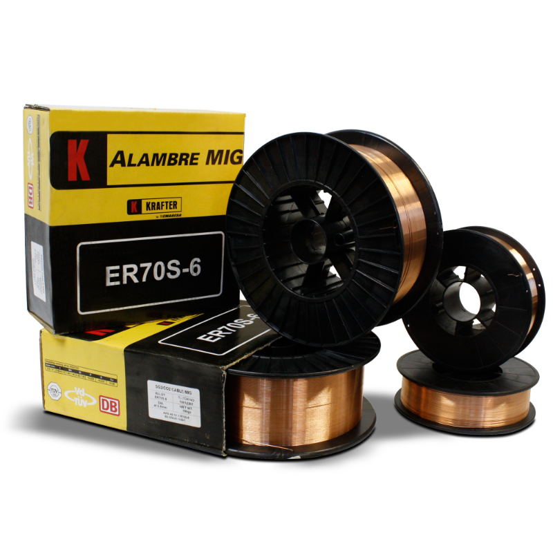Rollo Alambre KRAFTER MIG E70S-6 0.8 mm X 15 Kg - EBISU Herramientas